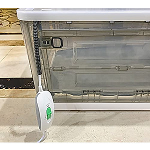 HKDQ Puppy Incubator, Pet Incubator Box Large PET Brooder Nursery,Nebulization Box,Kitten Incubator,Incubator for Puppies with Pet Heating Pad and Pet Medicine Feeder（55L）