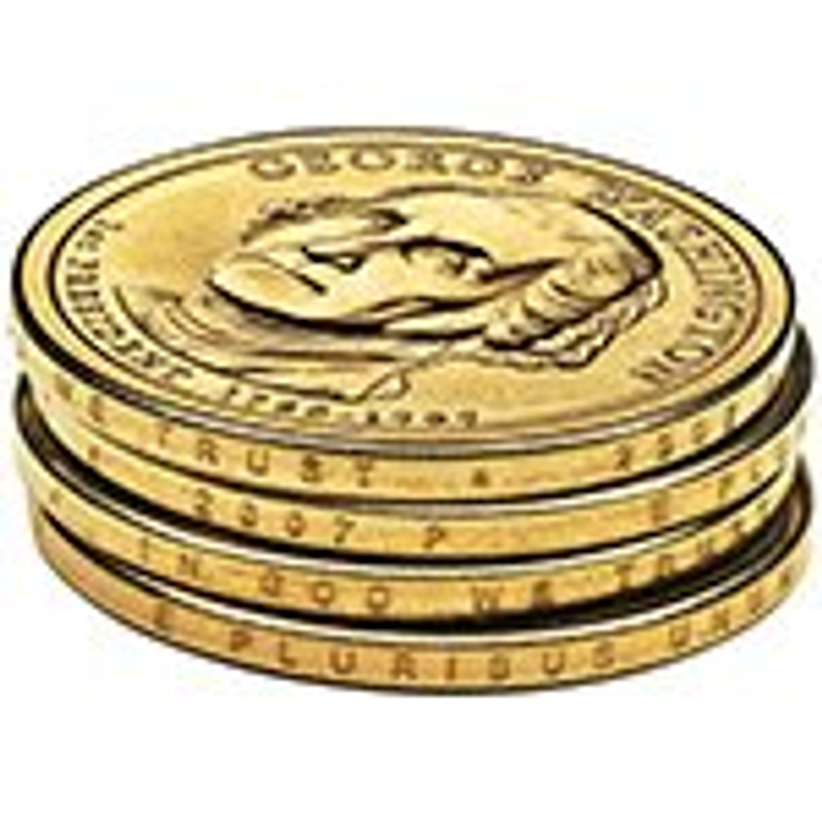 2007 George Washington Presidential $1 Coin - First President, 1789-1797