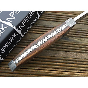 Perkin - Hunting Knife with Leather Sheath - D2 Steel Blade