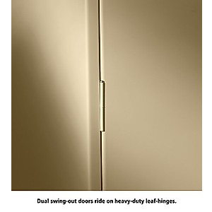 Tennsco 7214 24 Gauge Steel Standard Welded Combination Storage Cabinet, 5 Shelves, 150 lbs Capacity per Shelf (50 lbs per half shelf), 36" Width x 72" Height x 18" Depth, Putty