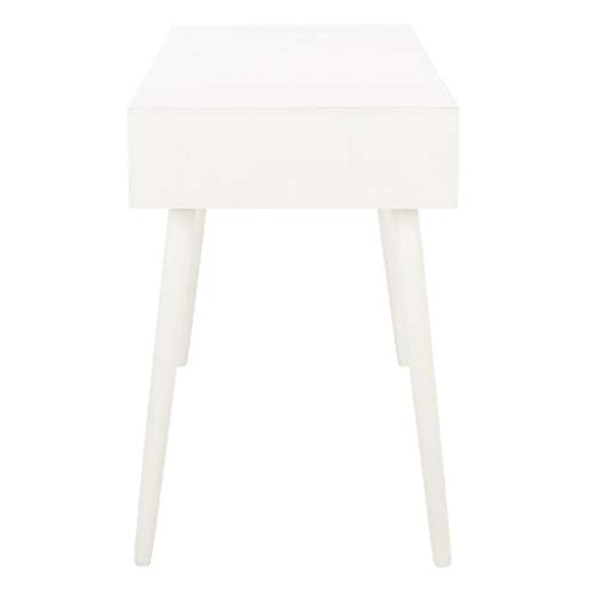 SAFAVIEH Home Collection Remy Distressed White 1-Drawer Writing Desk