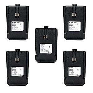 Retevis RT21 RT21V Two-Way Radios Battery 1100mAh Li-ion Rechargeable Battery Compatible RT21 RT21V Walkie Talkies (5 Pack)