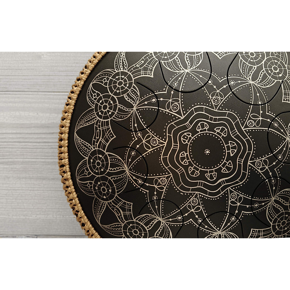 GUDA DRUM Freezbee StarFish with soft Rope Decoration FREE Mallets and Travel Bag. Best Pandrum, Tongue Drum