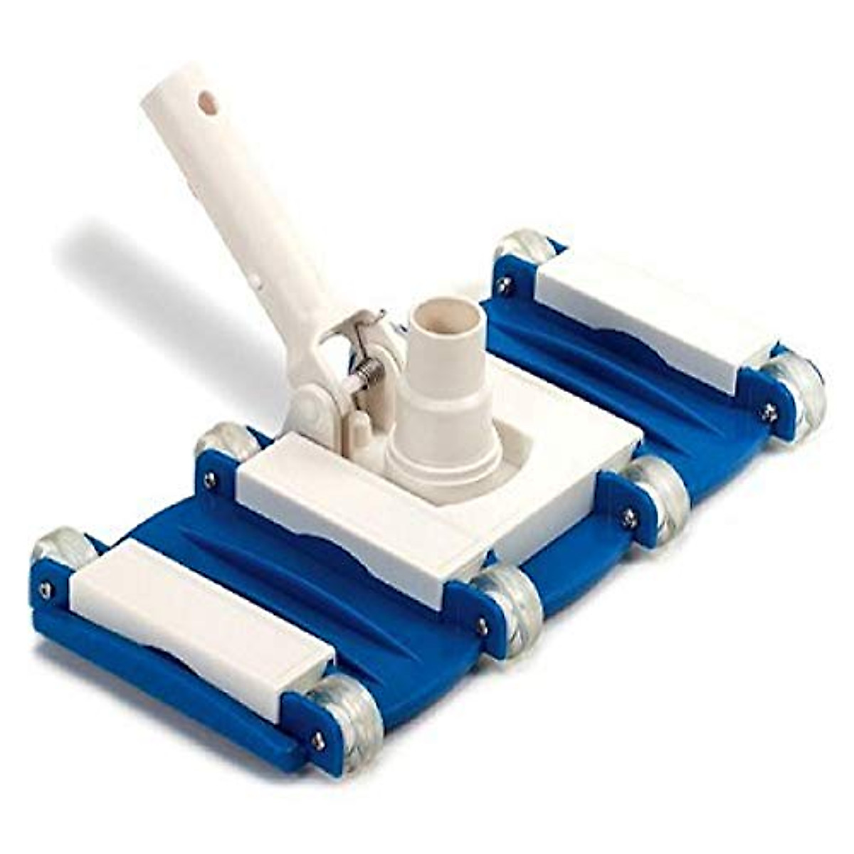 Poolmaster 33430 Heavy Duty In-Ground Pool Vacuum Hose with Swivel Cuff, 1-1/2-Inch by 30-Feet,Neutral & Swimline Weighted Flex Vacuum Head, Blue