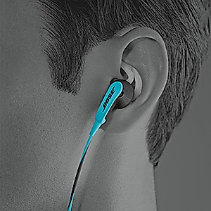 Bose SoundSport In-Ear Headphones for iOS Models, Blue - Wired