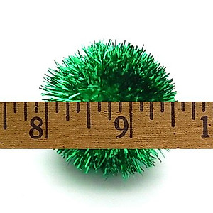 Tuff Kitty Puff Sparkle Ball Cat Toy - (1.5 inch) 12 Pak