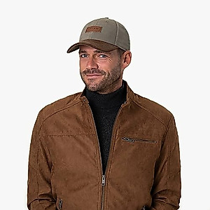 Stetson Rustic Cap with UV Protection Men Olive One Size