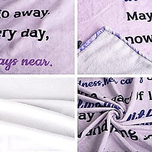 Sympathy Gifts for Loss of Mother Sympathy Blanket Memorial Blanket Loss of Mom Sympathy Gifts in Memory of Loved One Gifts Grief Gifts Bereavement Gifts Condolences Gifts Throw Blankets 50x60 inches