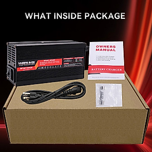 16.8V 20A Charger 16.8V Li-ion Battery Charger Output Alligator Clip Used for 4S 14.8V Lithium Battery Pack