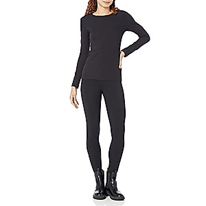 Amazon Essentials Women's Legging, Black, Small
