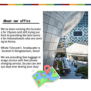 Whale Telecoms Korea Travelers SIM card/7days/Unlimited Data/High-Speed and Safe Local Network