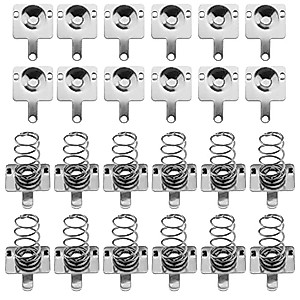 30 Pair AA AAA Battery Spring Plate Battery Positive Negative Conversion Spring Contact Nickeling Plate Accessories for Toy Cars Battery Radio Remote Control
