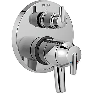 Delta Faucet Trinsic 17 Series 3-Setting Integrated Diverter Valve Trim Kit, Chrome Diverter Valve Trim Kit, Shower Trim Kit, Chrome T27859 (Valve Not Included)