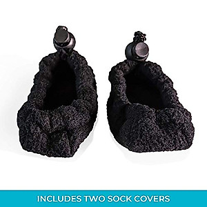 Stander Ski Glide Sock Covers, Skid Covers for Indoors with Drawstring Closure, Walker Foot Pad Accessory, Compatible with The EZ Fold-N-Go Walker and The Able Life Space Saver Walker, Set of 2