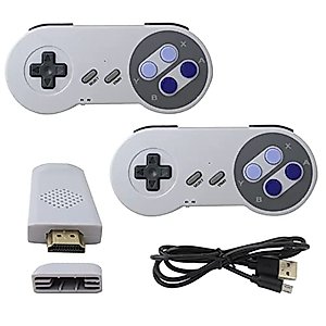 4K 2.4G Wireless HD TV Video Game Console 1500+Built-in Games+ Retro Gamepads