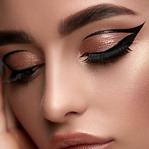 TailaiMei Eyeliner Stencils, Soft Silicone Material Smoky Eyeshadow Applicators Guide Template Tool