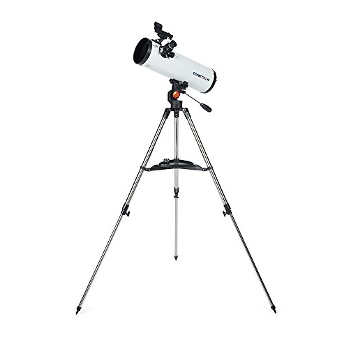 Celestron 21079 Cometron 114AZ Reflector Telescope, White & AstroMaster Telescope Accessory Kit