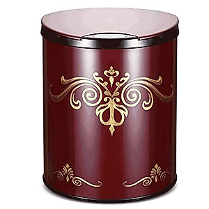 CXDTBH Autom for Living Room Bedroom Fashion Business Trash Can, Powered by Batteries (not Included)