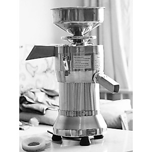 Commercial 110V Electric Tofu/Doufu Processing Machine Soy Milk Making Machine Soybean Milk Stainless Steel Soybeans Grinder Milker Soybean Liquid Residue Seperated for Business Purpose Only