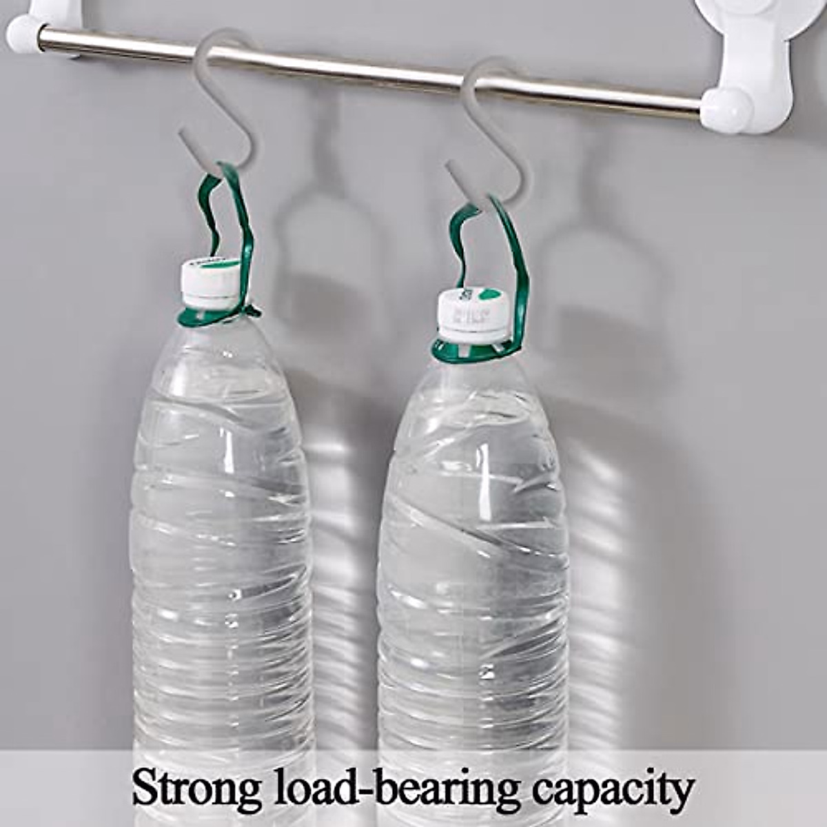 NUTJAM 2 Pcs S Hooks for Hanging Heavy Duty S Shaped Hooks Metal Closet Hooks with Foam Protective Layer for Hanging Hangers Closet Rod Jewelry Pants Clothes Belts Ties Bags Towels