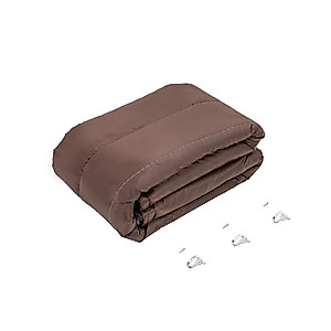 Thermal Insulated Door Curtain, Winter Doorway Cover Screen, Soundproof Blanket, Privacy Curtains for Living Room Garage Front Door Patio Kitchen (28 * 79 inch)