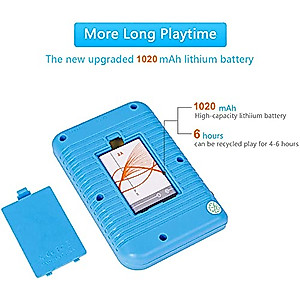Retro Handheld Game Console, Portable Retro Video Game Console with 400 Classical FC Games 3.0-Inch Screen 1020mAh Battery Support for TV Connection and Two Players Valentines Day Gifts for Boys