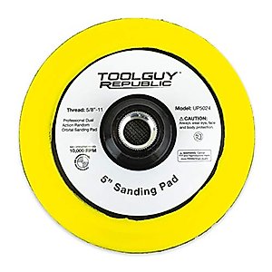 TGR 5" Hook and Loop Sanding Pad with 5/8-11 Threads (1)