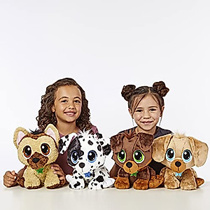 Little Tikes Rescue Tales Adoptable Pets - Dalmatian | Interactive Soft Cuddly Plush Pet Toy with Collar, Tag, Head Nods, Tail Wags, Lifelike Puppy Whines, Pants, and More Sounds | Ages 3+