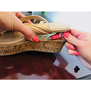 Shoe Goo Repair Adhesive for Fixing Worn Shoes or Boots, Clear, 7X 0.18-Ounce Tubes, Pixiss Spreader Tools Set