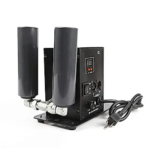 CO2 Fog Machine, 200W Double Pipe Co2 Cryo Jet Machine Air Column Smoke Machine Digital Stage Effect CO2 Cannon Fogger DMX512 for Stage Shows Club Wedding Party
