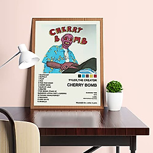 Tyler The Creator Poster Set of 6-11x14 inches Album Cover Posters - By Herzii Prints, Aesthetic Posters Wall Art for Room - Teen and Girls Dorm Decor, Rapper Music Posters -UNFRAMED