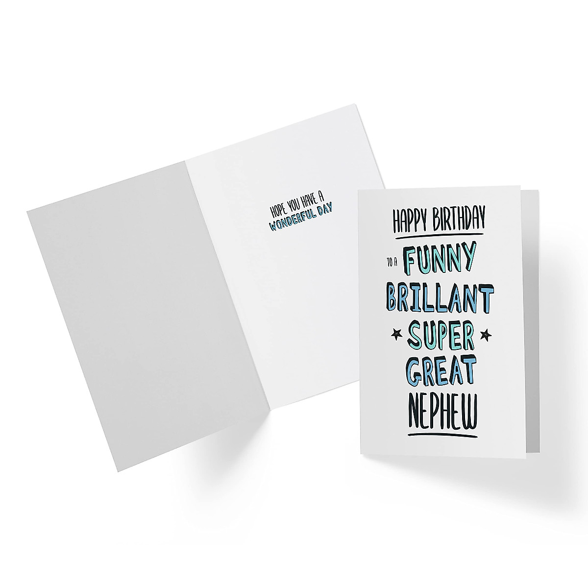 Sweet and Funny Birthday Card for Nephew, Large 5.5 x 8.5 Nephew Birthday Card, Happy Birthday Nephew Card, Birthday Card Nephew, Karto Compliment Nephew