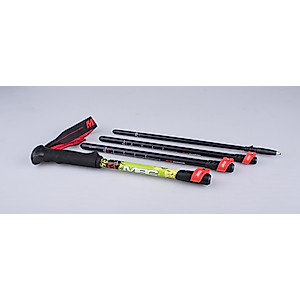 MBC Carbon Fiber Trekking Pole 4 Section Quick Lock System Ultralight Walking Sticks for Hiking Walking and Camping