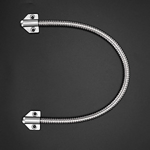 Armored Loop Power Transfer, Door Wire Conduit Flexible Gooseneck Door Cable Protector, Stainless Steel Exposed Mounting Sleeve, Access Wire Protector for Access Control System Video Line Door Lock