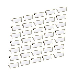 AUTSUPPL 50pcs Border Place Card Table Name Place Cards Banquets Place Cards White Table Cards Wedding Seating Multi-function Table Signs Wedding Invitation Place Card Holder The Paper