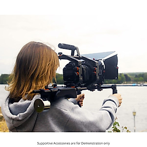 FILMCITY DSLR Camera Shoulder Support Rig Kit with Cage & Matte Box | DV HDV DSLR Video Camcorders Compatible | Free - Offset Z Bracket (FC-02)