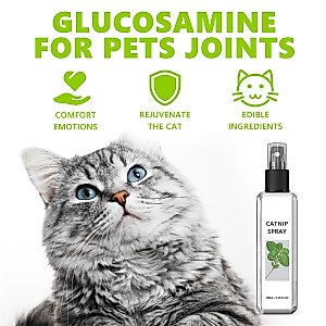 GRYPIT Joycat Spray, Herbal Cat Joy Spray, 100ml Pets Catnip Spray, Cat Scratching Spray Mist, Cat Anxiety Relief, Catnip Silvervine Blend, Catnip Oil for Cats,Anti Scratch Cat Spray (3 Bottle)