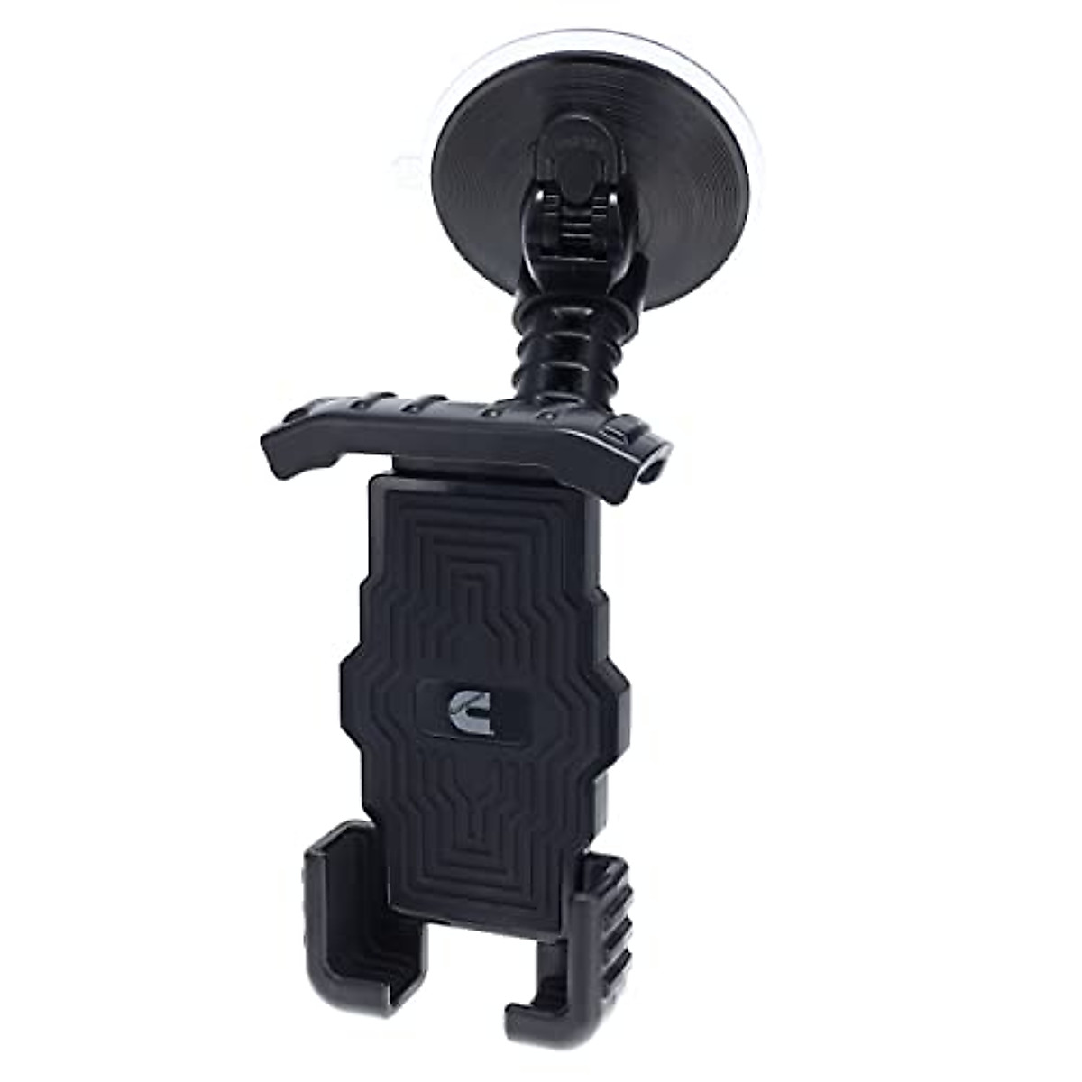 Cummins Windshield Phone Mount CMNWSPH - Suction Cup Phone Holder for Car or Truck Window or Dash Universal Fit - Black