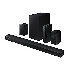 SAMSUNG HW-B57C B-Series 4.1ch Soundbar w/Dolby Audio/DTS Virtual X, Game Mode, Wireless Bluetooth TV Connection, Rear Speaker Kit & Subwoofer Included