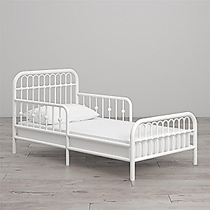 Little Seeds Monarch Hill Ivy Metal Toddler Bed, White