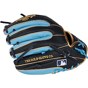 Rawlings | HEART OF THE HIDE R2G Baseball Glove | Right Hand Throw | 11.5" - Pro I-Web | Navy/Columbia Blue