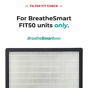 Alen Air Filter FF50-Pure Replacement H13 True HEPA Filter for BreatheSmart FIT50 Air Purifier - Captures Allergens, Dust, & Mold (1 Filter)