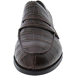 Marc Fisher LTD Women's Milton Moccasin, Dark Brown Leather, 9