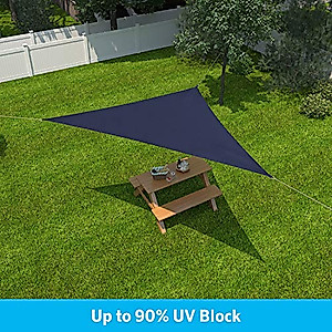 Coolaroo 11'10" x 11'10" Triangle Ready to Hang Shade Sailup to 90% UV Block for Outdoor Patio Garden