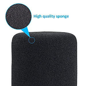 SUNMON Foam Mic Windscreen, Pop Filter Wind Cover fits MXL 770 MXL 990 Condenser Cardioid Microphone
