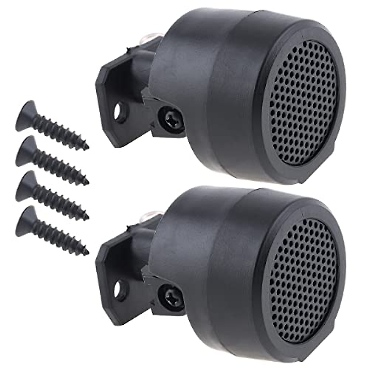 DriSentri 2pcs Dome Tweeters, 12V 500W High Efficiency Car Stereo Speakers, TP-006A Mini Dome Tweeter Speakers for Car Audio System Accessories