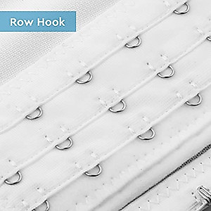 Sunshop Women Hook Vest Top Lesbian Chest Tomboy Slim Fit Straps Tank Sports Bra Chest Binders (Large, White)