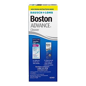 Boston Advance Contact Lens Solution by Bausch+ Lomb, for Gas Permeable Contact Lenses, 1 Fl Oz (Packaging May Vary)