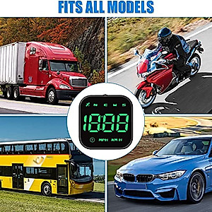 MAKIVI Car Speedometer with Speed, Overspeed Car Alarm Fatigue Driving Reminder for All Car Motorcycle