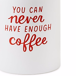 Hallmark Gilmore Girls Coffee Canister (Luke's Diner) Gifts for Mom, Sister, Fans